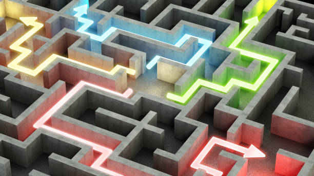 Free Stock Photo of Break Out Of Maze Showing Puzzle Exit | Download ...