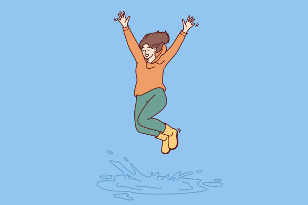 100 Puddle Jumping Adult Stock Illustrations Royalty Free Vector Graphics And Clip Art Istock