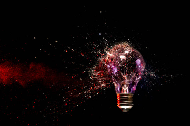 Free picture: close-up, damage, danger, electricity, light bulb, wires ...