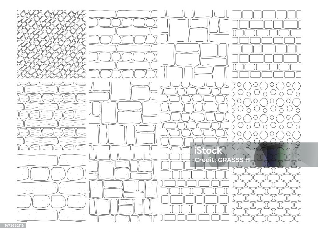 Seamless Hatch Pattern Of Architectural Texture Background Stock Illustration Download Image