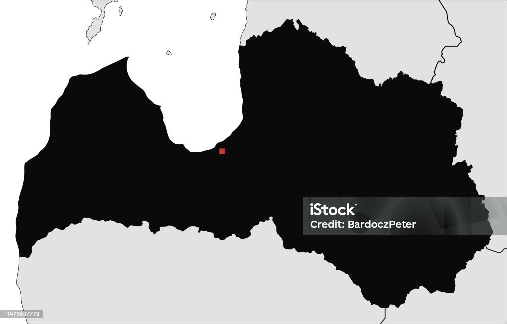 Highly Detailed Latvia Silhouette Map Stock Illustration - Download ... Highly Detailed Latvia Silhouette Map Stock Illustration - Download ...