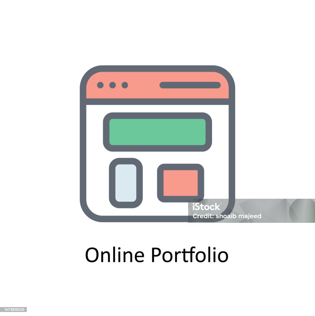 Vektor Portofolio Online Mengisi Ikon Garis Besar Stok Ilustrasi Stok ... Vektor Portofolio Online Mengisi Ikon Garis Besar Stok Ilustrasi Stok ...