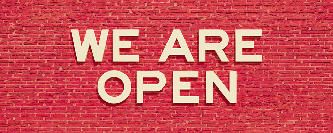 We Are Open Banner Sign Stock Photo - Download Image Now - Business ... We Are Open Banner Sign Stock Photo - Download Image Now - Business ...