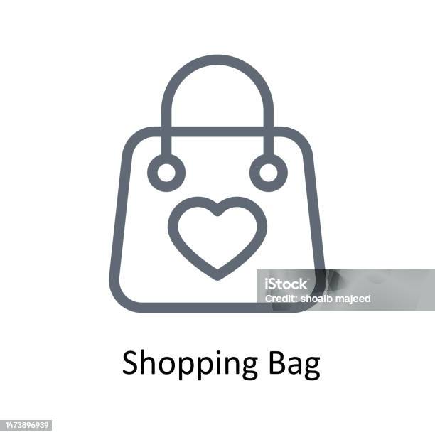 Panier Icônes De Contour Vectoriel Stock Simple Dillustration Vecteurs