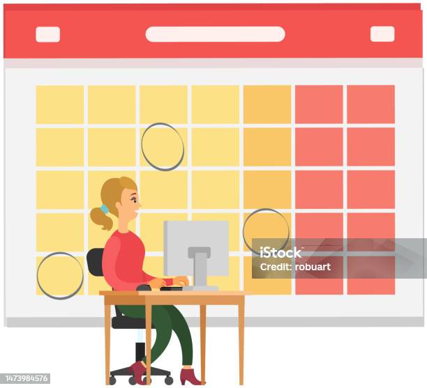 Perempuan Menganalisis Laporan Digital Dengan Statistik Indikator