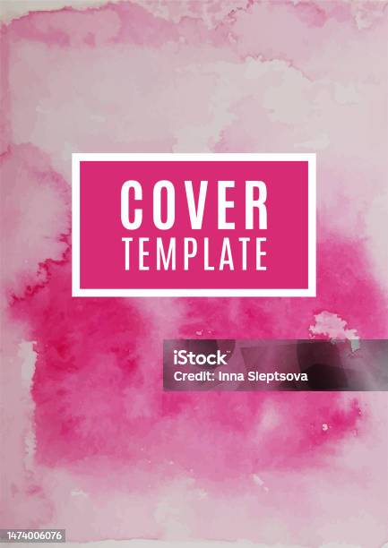 Template Cat Air Merah Muda Abstrak Untuk Bisnis Anda Ilustrasi Stok ... Template Cat Air Merah Muda Abstrak Untuk Bisnis Anda Ilustrasi Stok ...