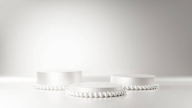 Free picture: Illustration of three ball-shaped white objects balancing ...