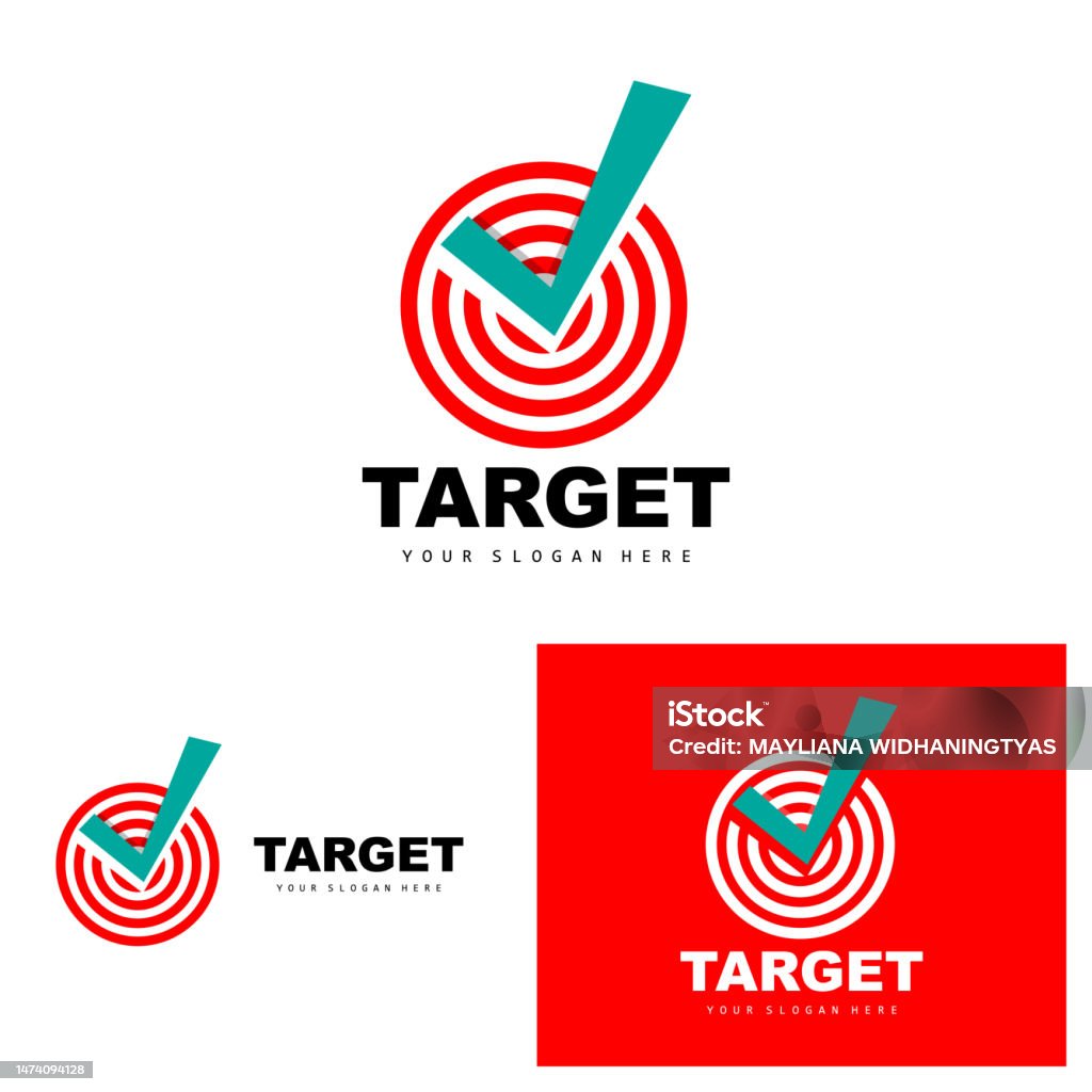Logo Target Desain Menembak Panah Vektor Ikon Target Bidik Panah ... Logo Target Desain Menembak Panah Vektor Ikon Target Bidik Panah ...
