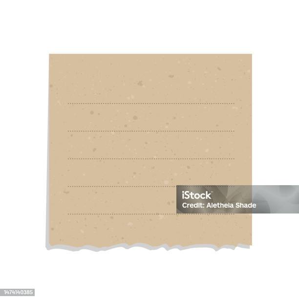 Catatan Kertas Robek Coklat Vintage Persegi Template Kertas Memo Robek ... Catatan Kertas Robek Coklat Vintage Persegi Template Kertas Memo Robek ...