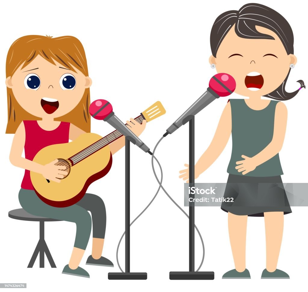 Festival Musik Anakanak Gadisgadis Itu Menyanyikan Sebuah Lagu Dan ... Festival Musik Anakanak Gadisgadis Itu Menyanyikan Sebuah Lagu Dan ...