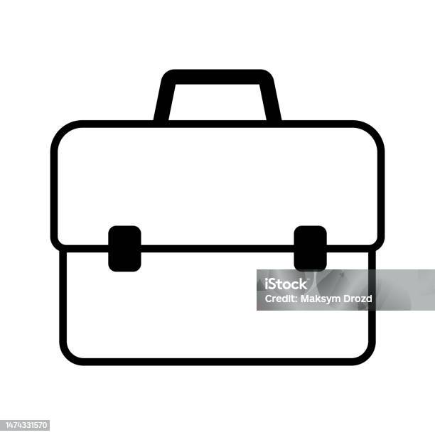 Icône De Portedocuments Icône De Sac Daffaires Valise Symbole De