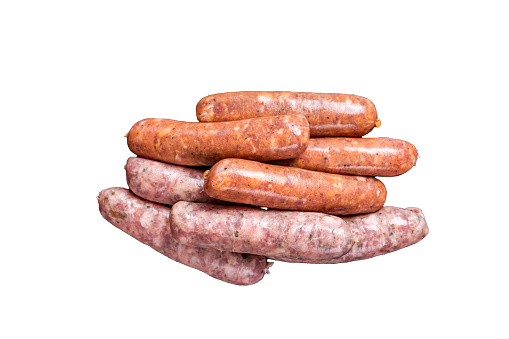 Sosis Barbekyu Mentah Chorizo Dan Bratwurst Dengan Rempahrempah