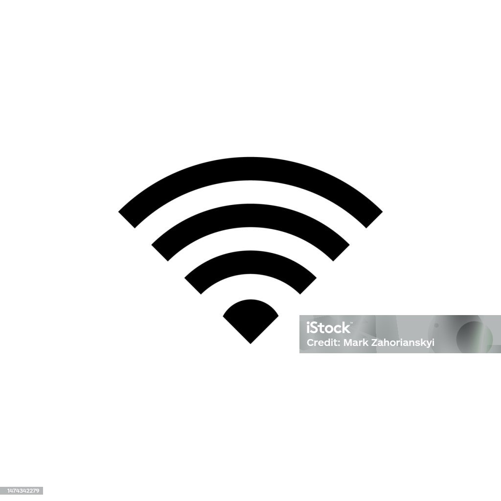 Wifi Icon Rounded Corners Black Gray White Background Stock ... Wifi Icon Rounded Corners Black Gray White Background Stock ...