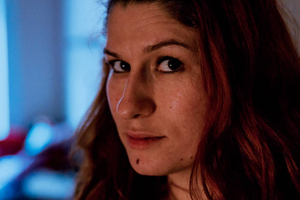Free Stock Photo of Woman Face in Dark Room | Download Free Images and ...