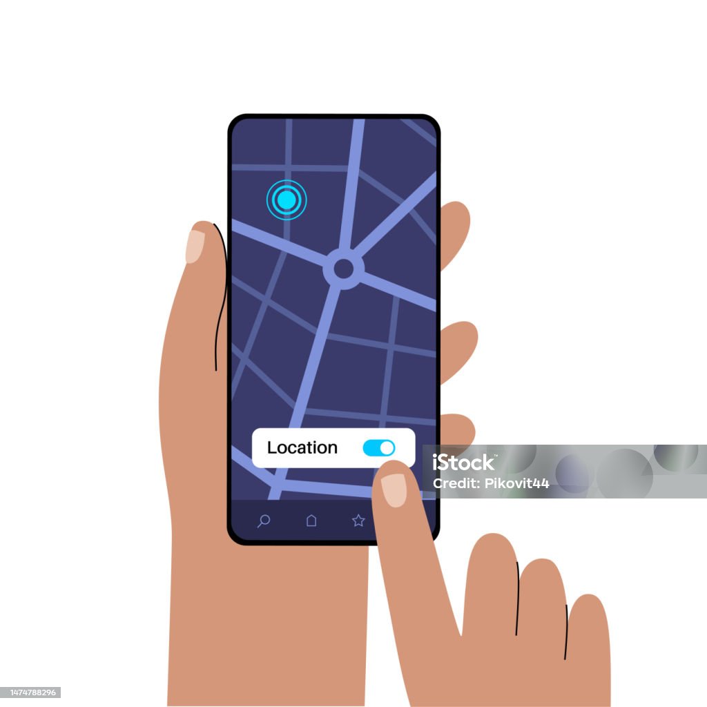Gps Activation Toggle Stock Illustration Download Image Now
