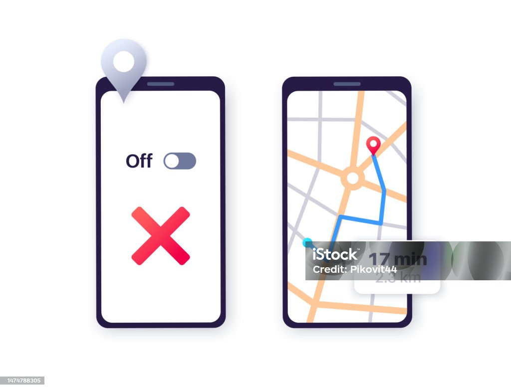 Gps Activation Toggle Stock Illustration Download Image Now