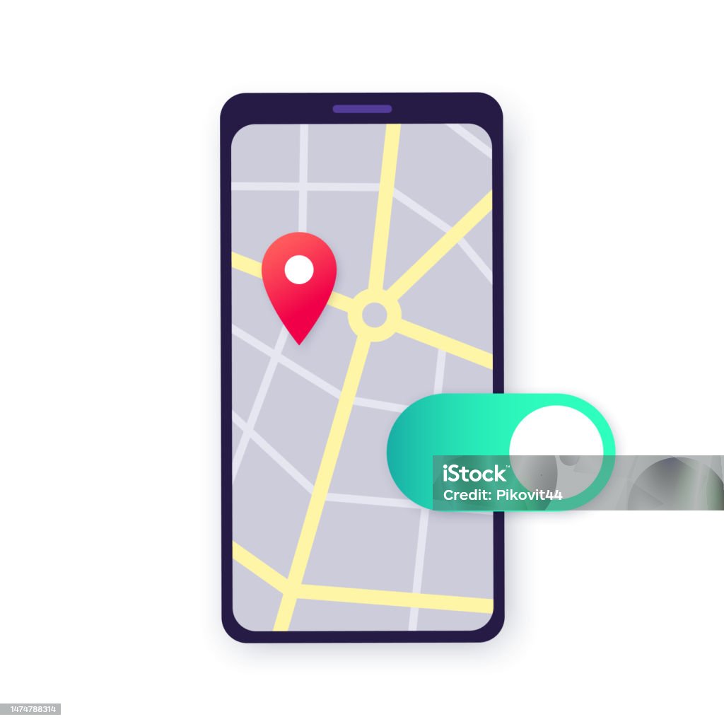 Gps Activation Toggle Stock Illustration Download Image Now