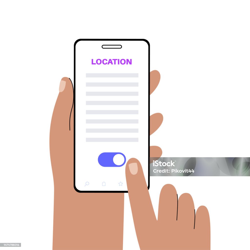 Gps Activation Toggle Stock Illustration Download Image Now
