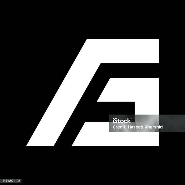 Logo Fg Minimal Icône Dune Lettre Gf Sur Fond De Luxe Idée De Logo