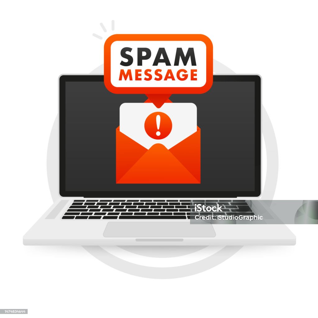 Spam Email Concept Spam Email Vector Icon Advertising Phishing ... Spam Email Concept Spam Email Vector Icon Advertising Phishing ...