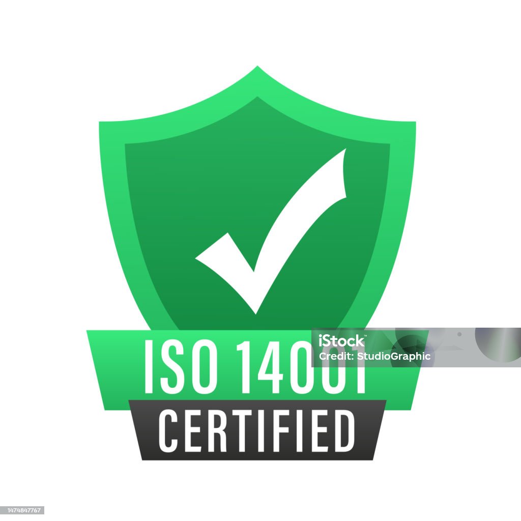 Lencana Bersertifikat Iso 14001 Ikon Stempel Sertifikasi Desain Datar ... Lencana Bersertifikat Iso 14001 Ikon Stempel Sertifikasi Desain Datar ...
