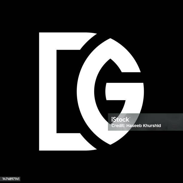 Logo Dg Minimal Icône Dune Lettre De Dg Sur Fond De Luxe Idée De Logo
