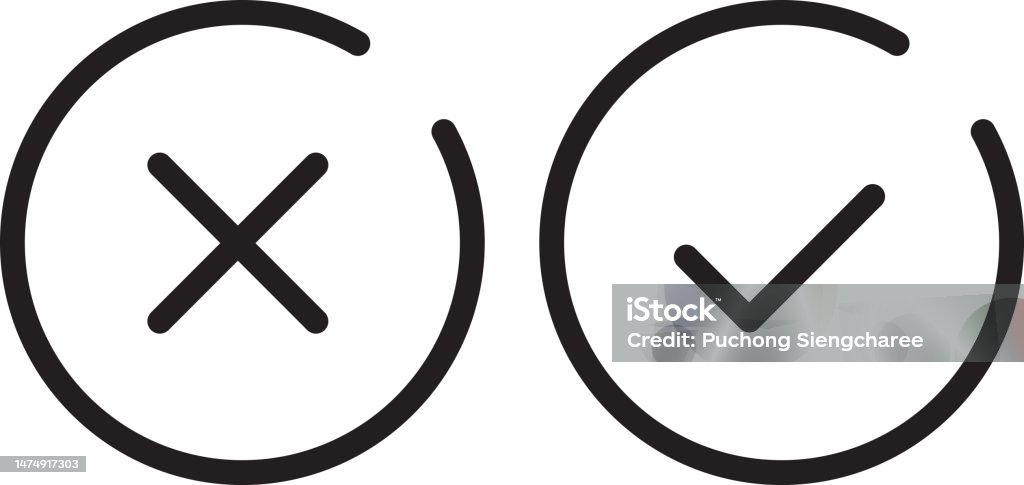 Check Mark Wrong Mark Icon Stock Illustration - Download Image Now ... Check Mark Wrong Mark Icon Stock Illustration - Download Image Now ...