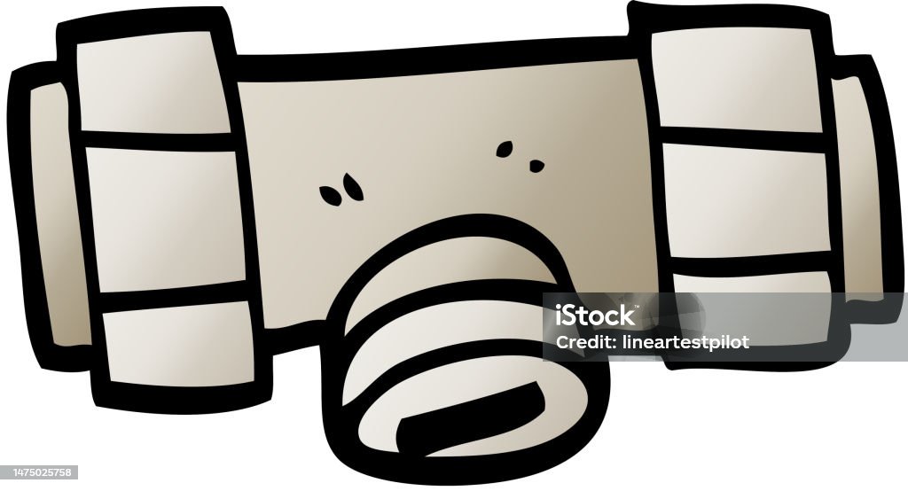 Vector Gradient Illustration Cartoon Isolator Valve Stock Illustration