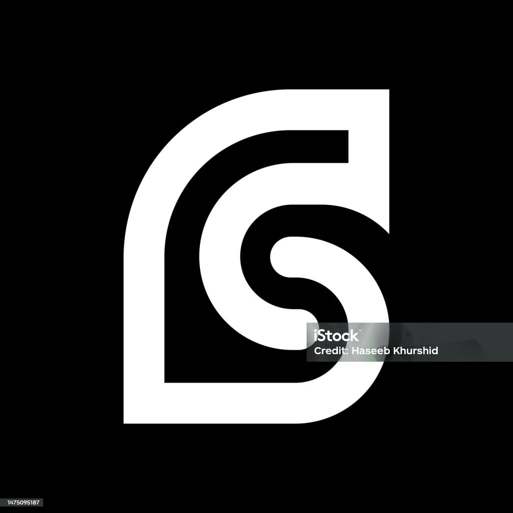 Logo Sg Minimal Icône Dune Lettre Gs Sur Fond De Luxe Idée De Logo
