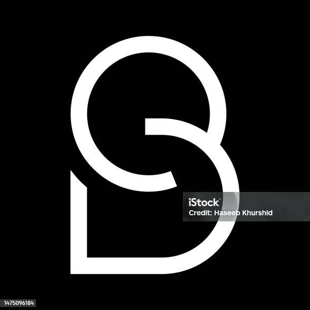 Logo Sb Minimal Icône Dune Lettre Bs Sur Fond De Luxe Idée De Logo