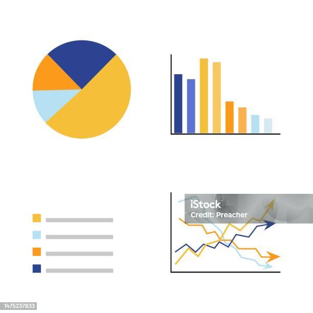 Infografis Dengan Bagan Grafik Untuk Analisis Data Dan Desain Web