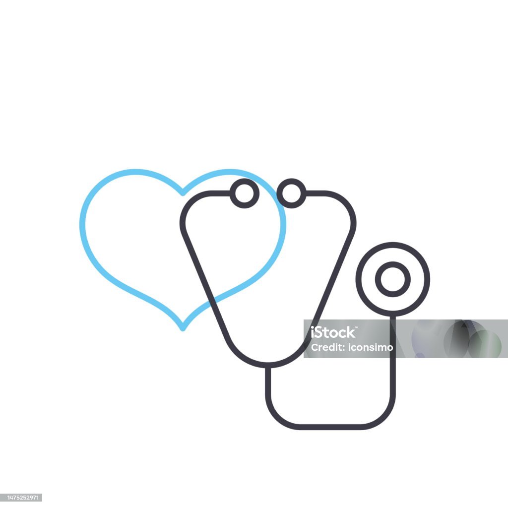 Annual Checkup Line Icon Outline Symbol Vector Illustration Concept