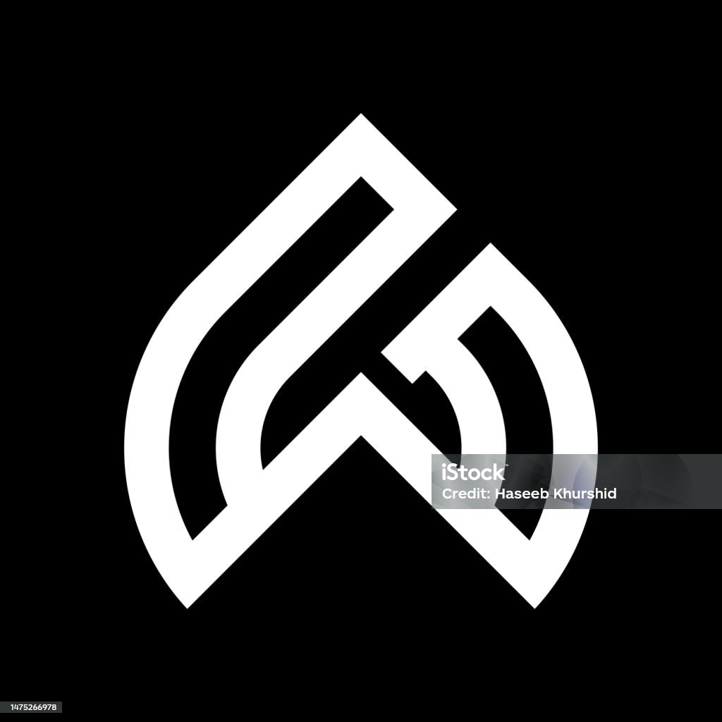 Logo Wg Minimal Icône Dune Lettre Gw Sur Fond De Luxe Idée De Logo