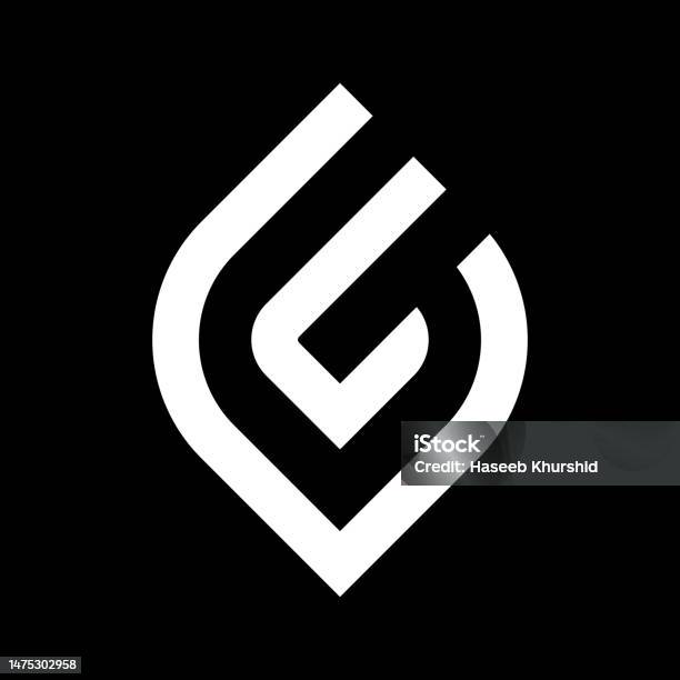 Logo Cl Minimal Icône Dune Lettre Lc Sur Fond De Luxe Idée De Logo