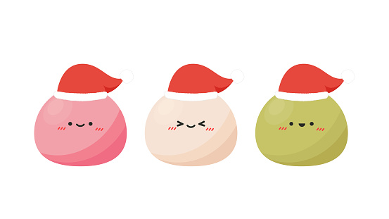 Mochi Character Design Wallpaper Free Space For Text Mochi Vector Stock Illustration Download