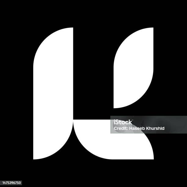 Logo Rl Minimal Icône Dune Lettre Lr Sur Fond De Luxe Idée De Logo