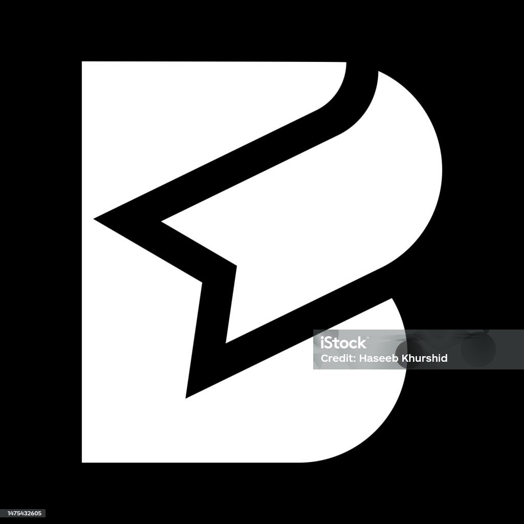 Logo Wb Minimal Icône Dune Lettre Bw Sur Fond De Luxe Idée De Logo