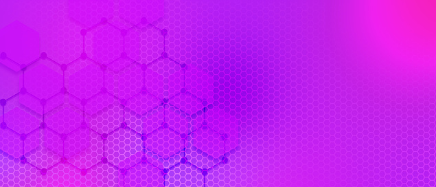 Latar Belakang Abstrak Geometris Dengan Struktur Molekul Dan Senyawa