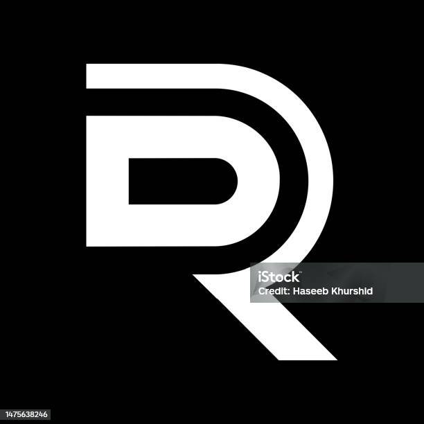 Logo Dr Minimal Icône Dune Lettre Rd Sur Fond De Luxe Idée De Logo