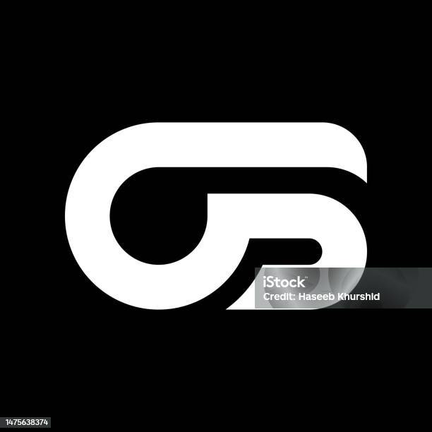 Logo Sg Minimal Icône Dune Lettre Gs Sur Fond De Luxe Idée De Logo