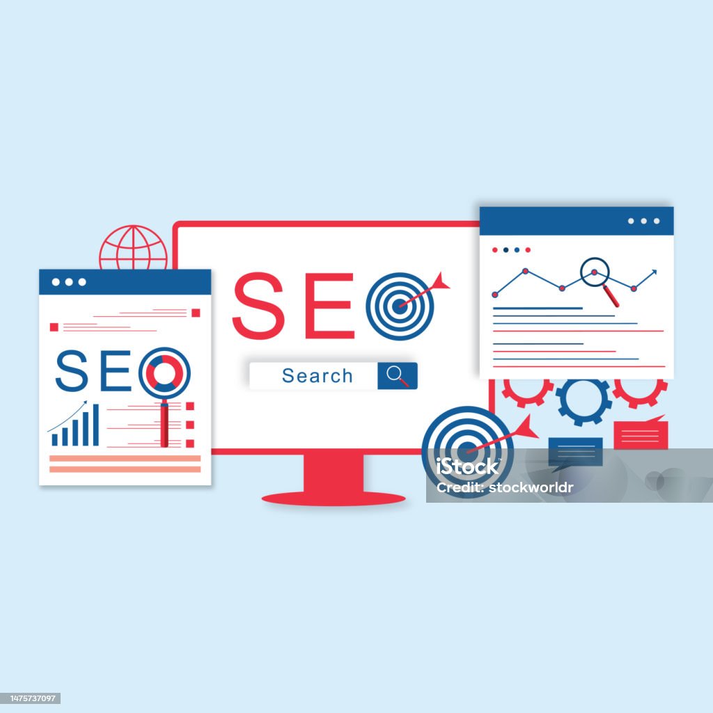 Seo Reporting Data Monitoring Web Traffic Analytics Big Data Flat Stock ... Seo Reporting Data Monitoring Web Traffic Analytics Big Data Flat Stock ...