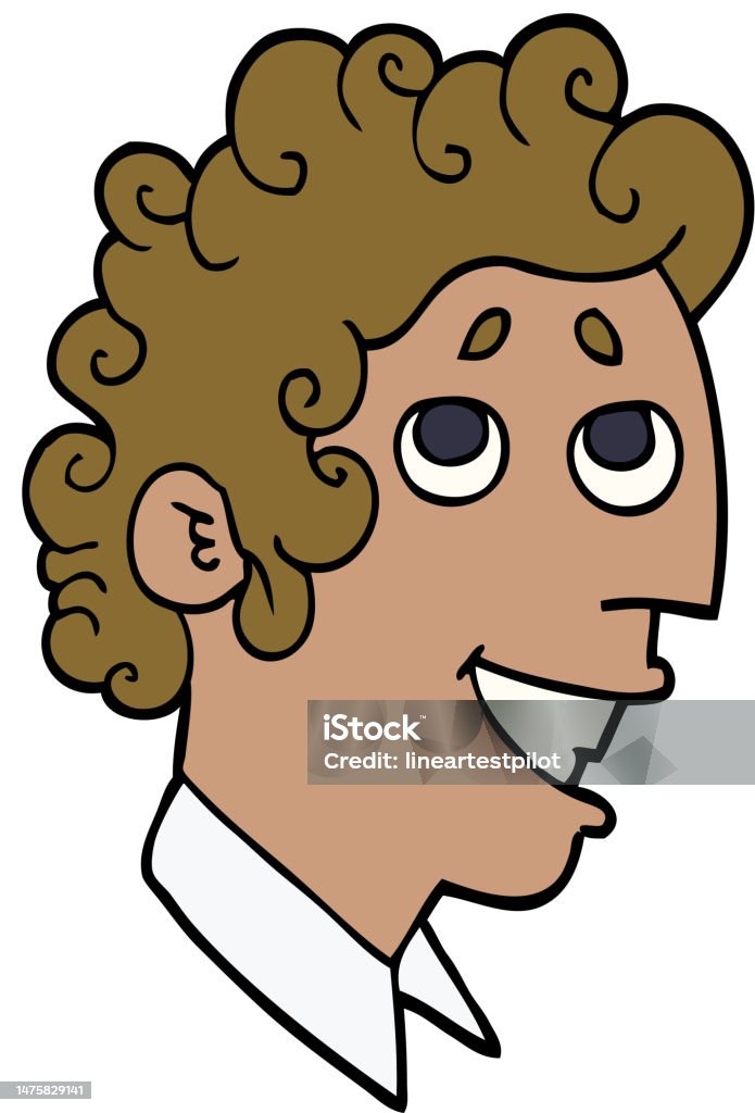 Cartoon Doodle Man Face Stock Illustration Download Image Now Adult