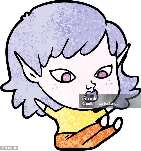Fille Delf De Joli Dessin Animé Vecteurs Libres De Droits Et Plus D