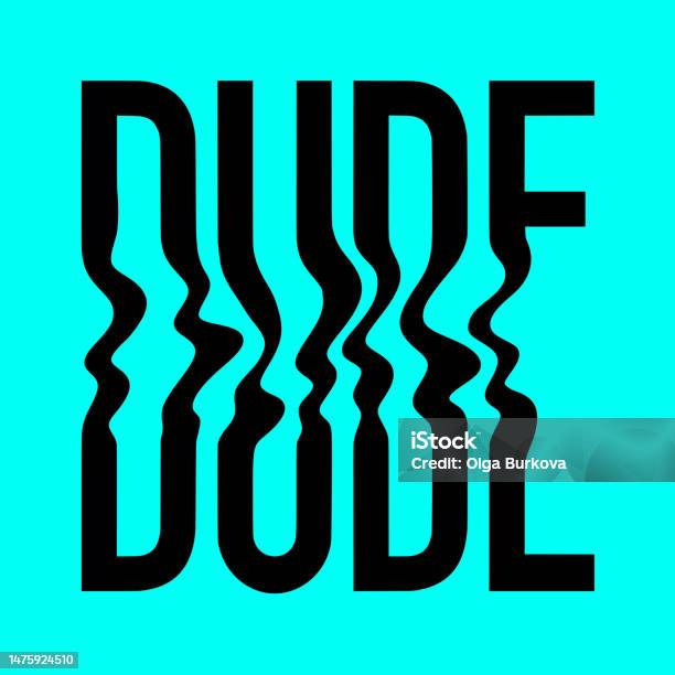 Ilustrasi Vektor Trippy Teks Tipografi Bergelombang Bung Huruf Dalam ... Ilustrasi Vektor Trippy Teks Tipografi Bergelombang Bung Huruf Dalam ...