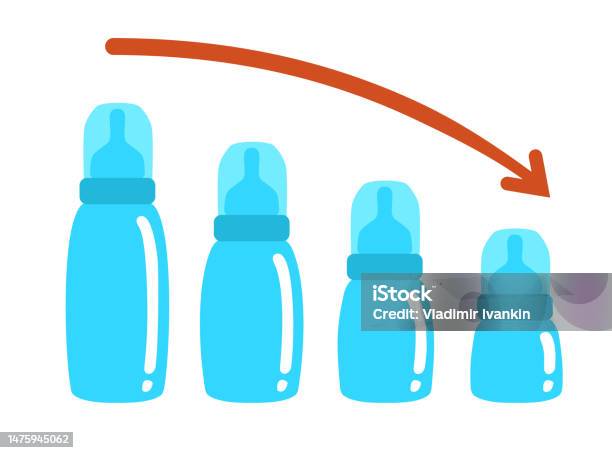 Sinkende Geburtenraten Konzeptillustration Stock Vektor Art und mehr ... Sinkende Geburtenraten Konzeptillustration Stock Vektor Art und mehr ...