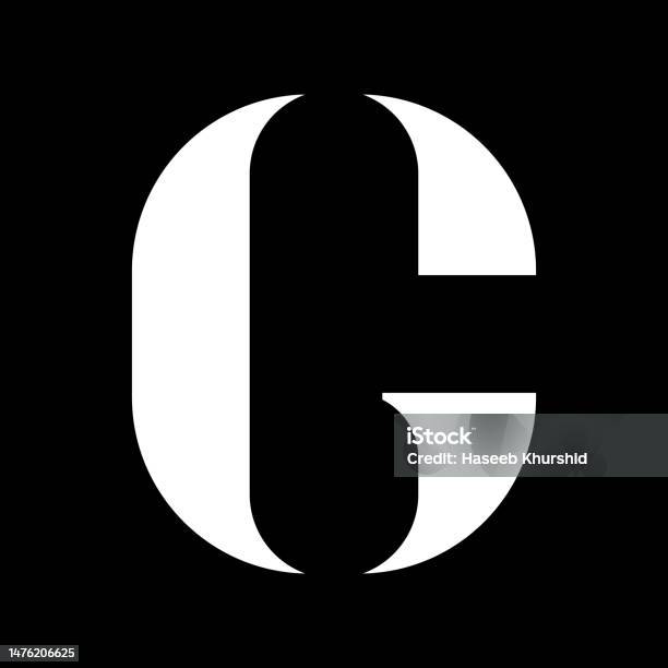 Logo Cg Minimal Icône Dune Lettre Gc Sur Fond De Luxe Idée De Logo