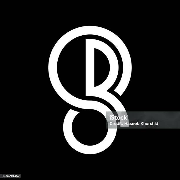 Logo Sr Minimal Icône Dune Lettre Sr Sur Fond De Luxe Idée De Logo