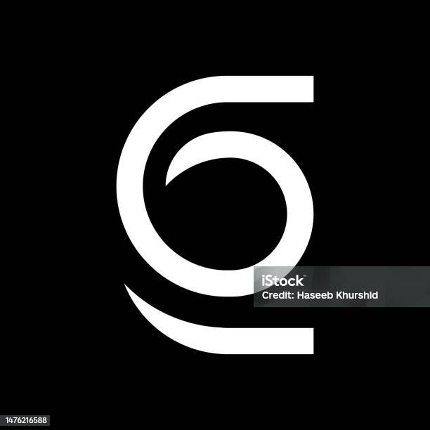 Logo Eg Minimal Icône Dune Lettre Ge Sur Fond De Luxe Idée De Logo