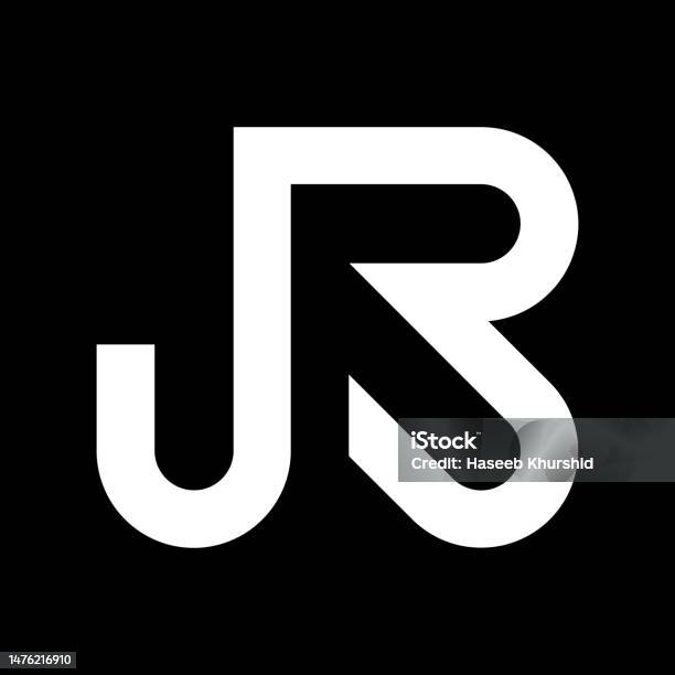 Logo Rj Minimal Icône Dune Lettre Jr Sur Fond De Luxe Idée De Logo