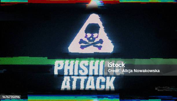Photo Libre De Droit De Symbole Dattaque De Phishing Sur Écran
